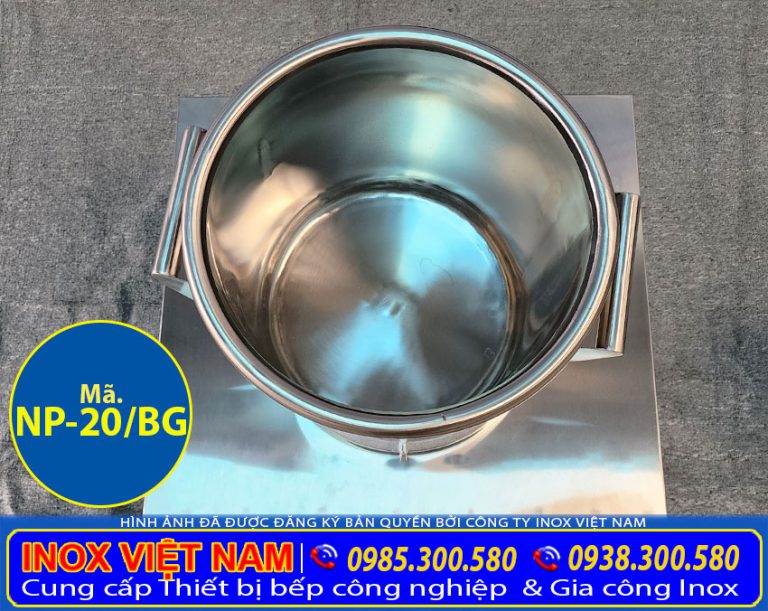 Nồi Nấu Phở Inox 20L Kèm Bếp Gas NP-20/BG | Nồi Nấu Phở Bằng Ga Giá Rẻ